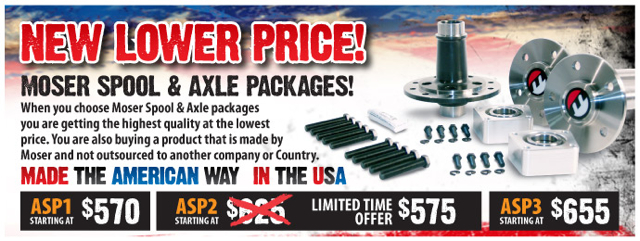 Great Deals on Moser Spool & Axle Packages