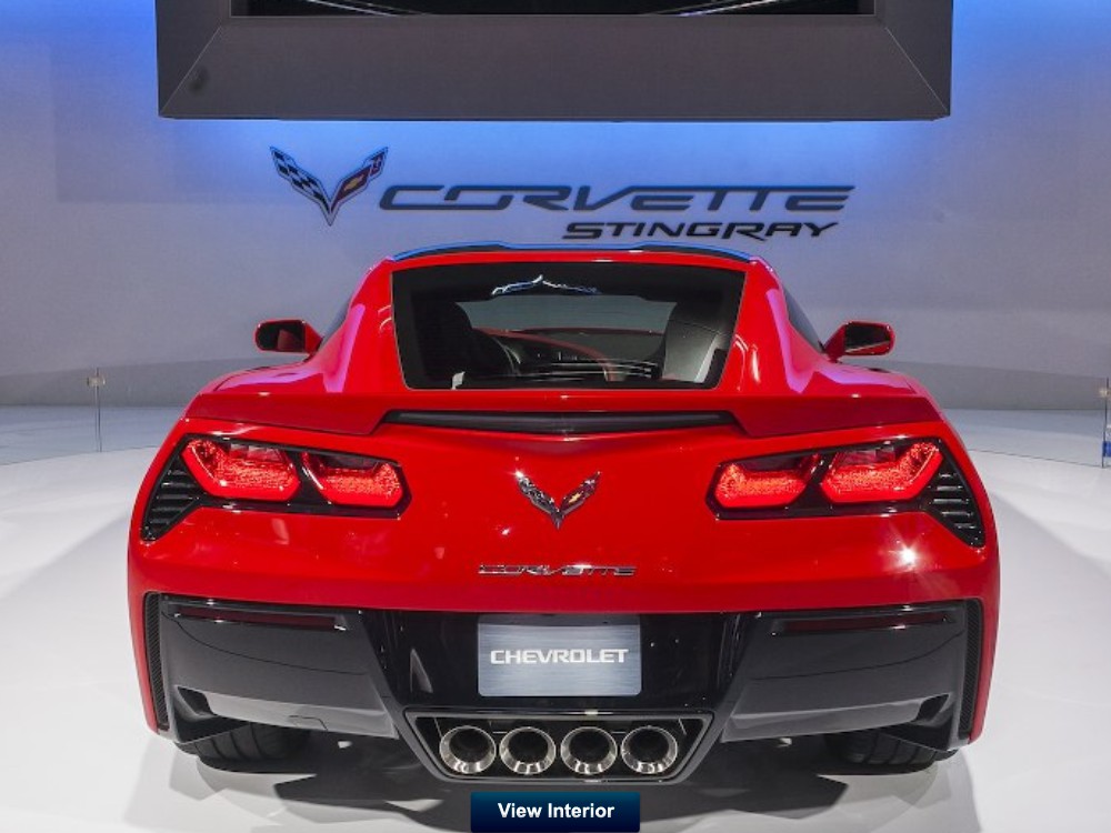Full 360-Degree Views of the 2014 C7 Corvette Interior and Exterior ...