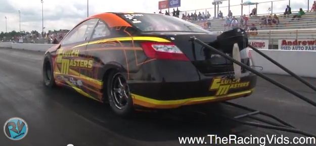 Video: 9-Second Honda Civic Crash At IREV 2013 - Dragzine