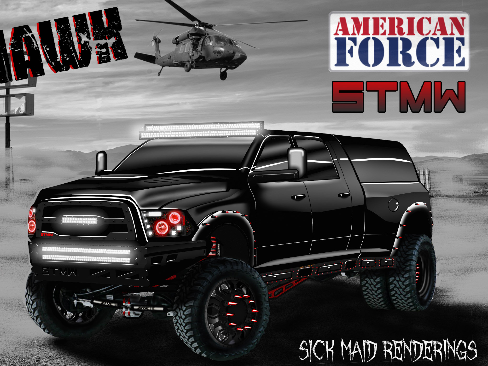 2012 RAM 3500 Mega Cab Dually Build! Code Name; Blackhawk - Diesel Army