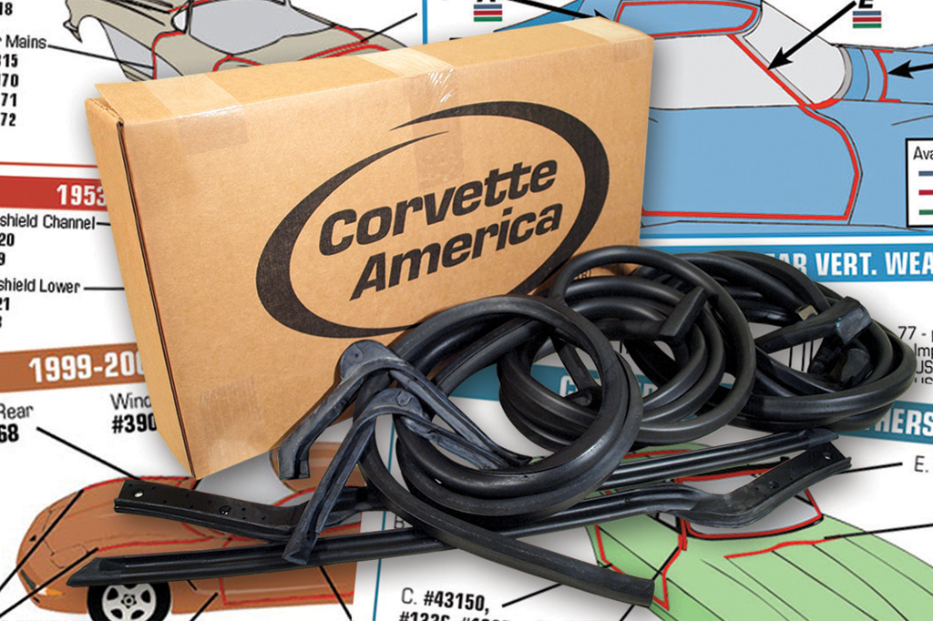 Corvette America Launches Weatherstripping Kits For 1956-2004 Vettes