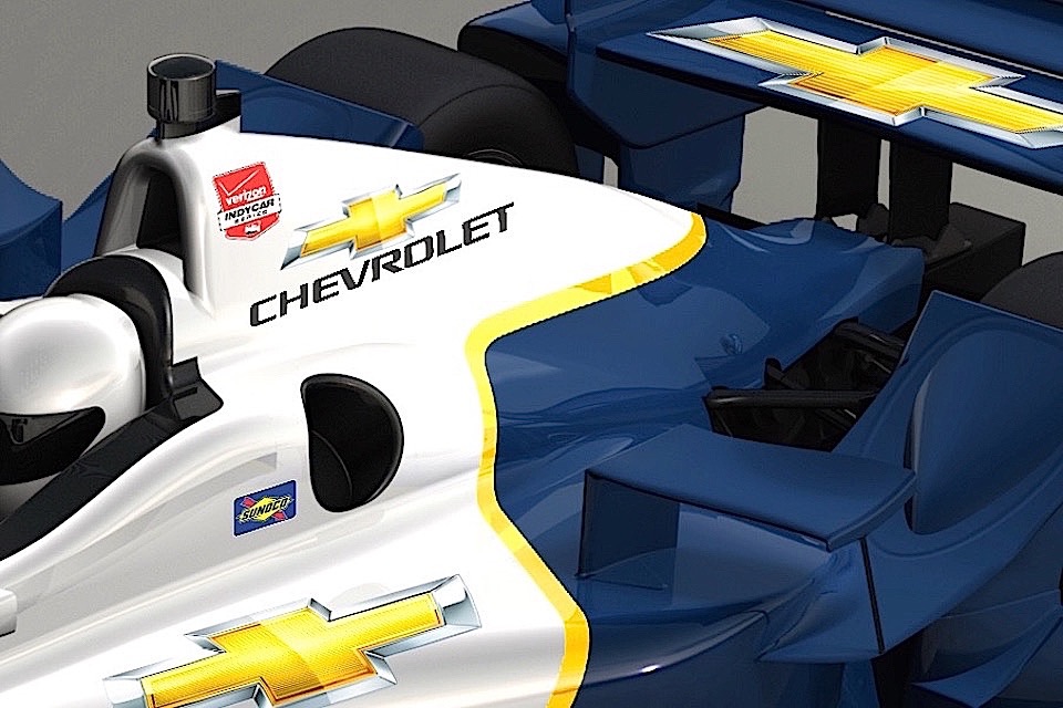 Chevy Makes Slight Change to 2015 IndyCar V6 To Support New Aero Kit