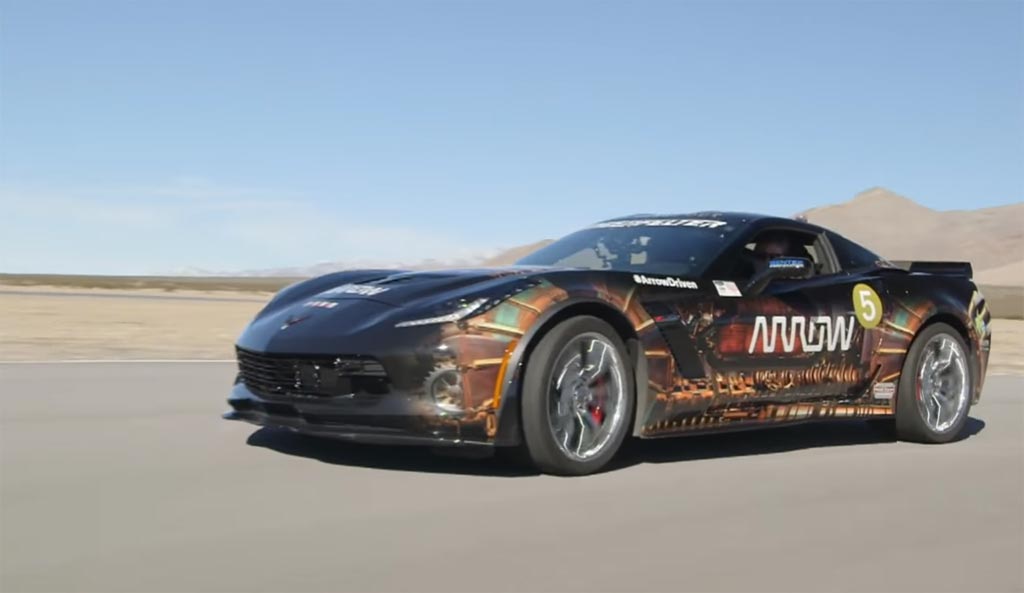 Sam Schmidt drives Semi-Autonomous- Motorcar Z06 Corvette