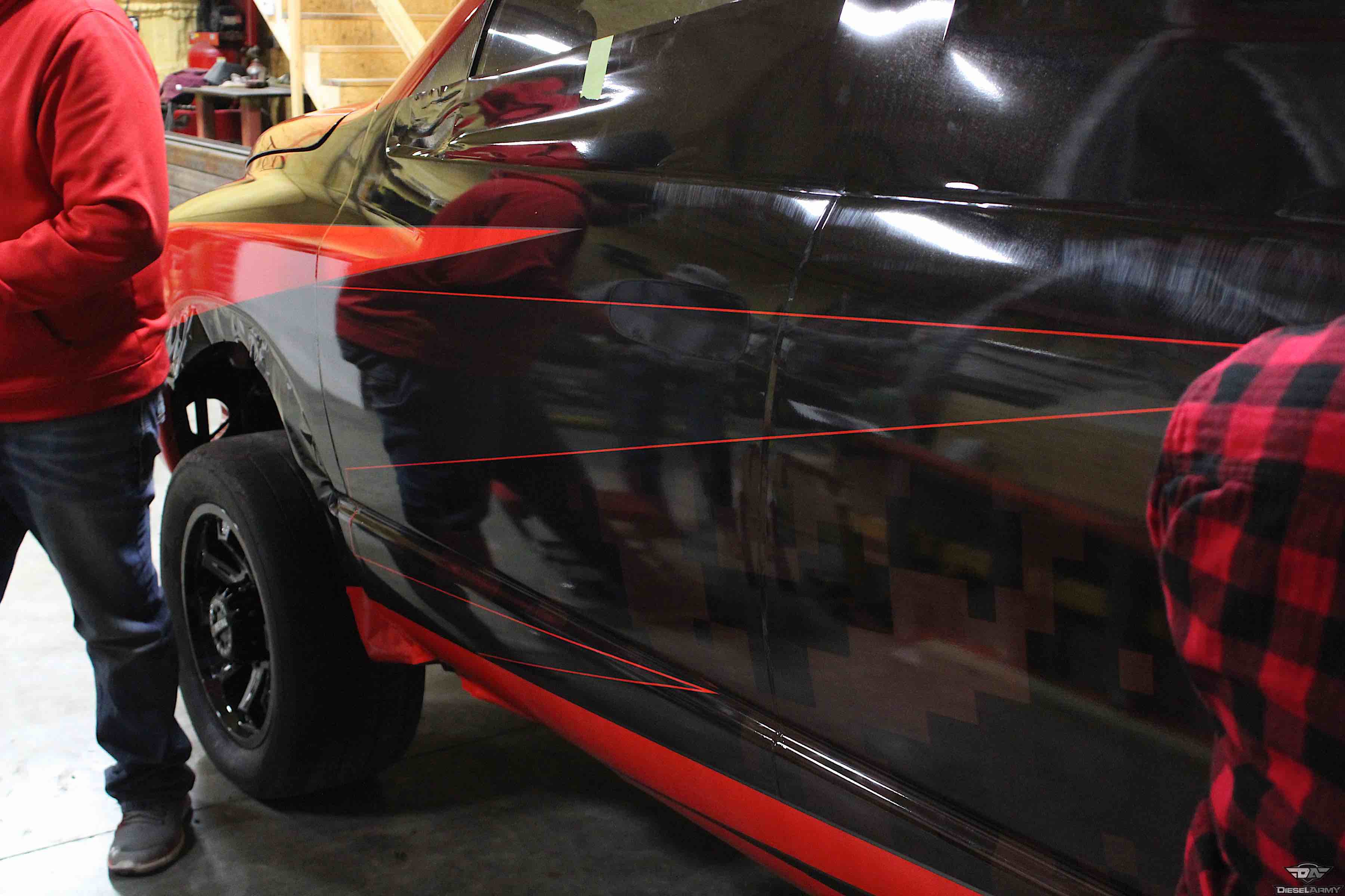 Eye Candy: Drag Truck Vinyl Wrap Install With Sign Effx Graphics