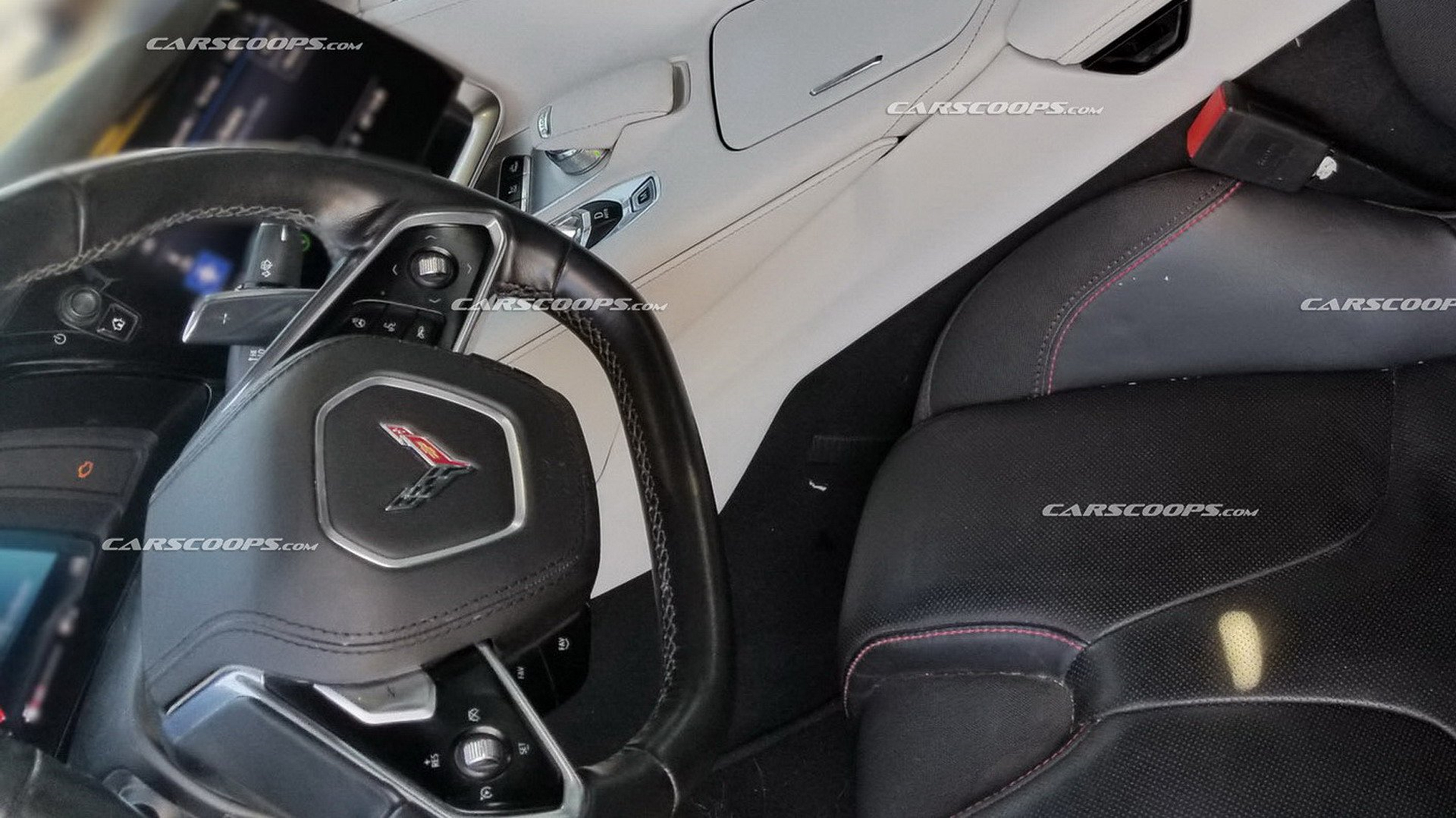 Images Of The C8 Interior Confirm Early SketchesActual Images Of The C8 ...