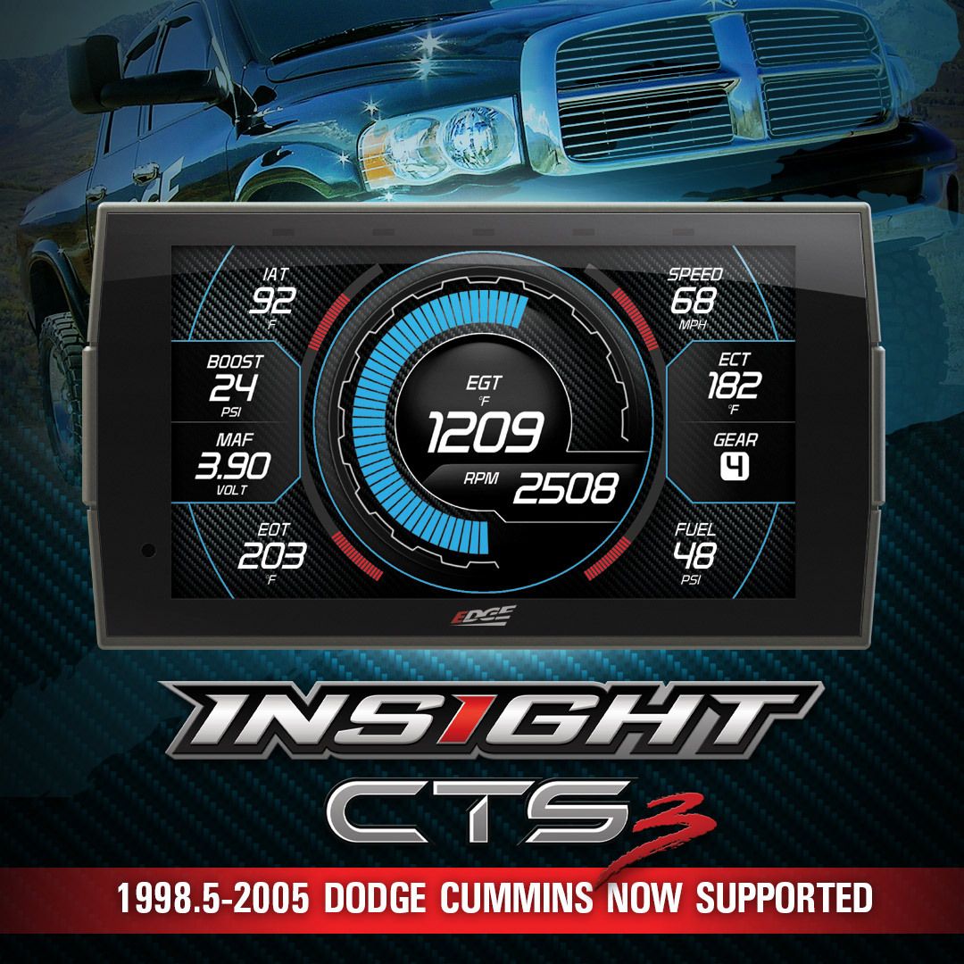 Edge Products CTS3 Monitor Now Available For 98.5-05 RAM Trucks