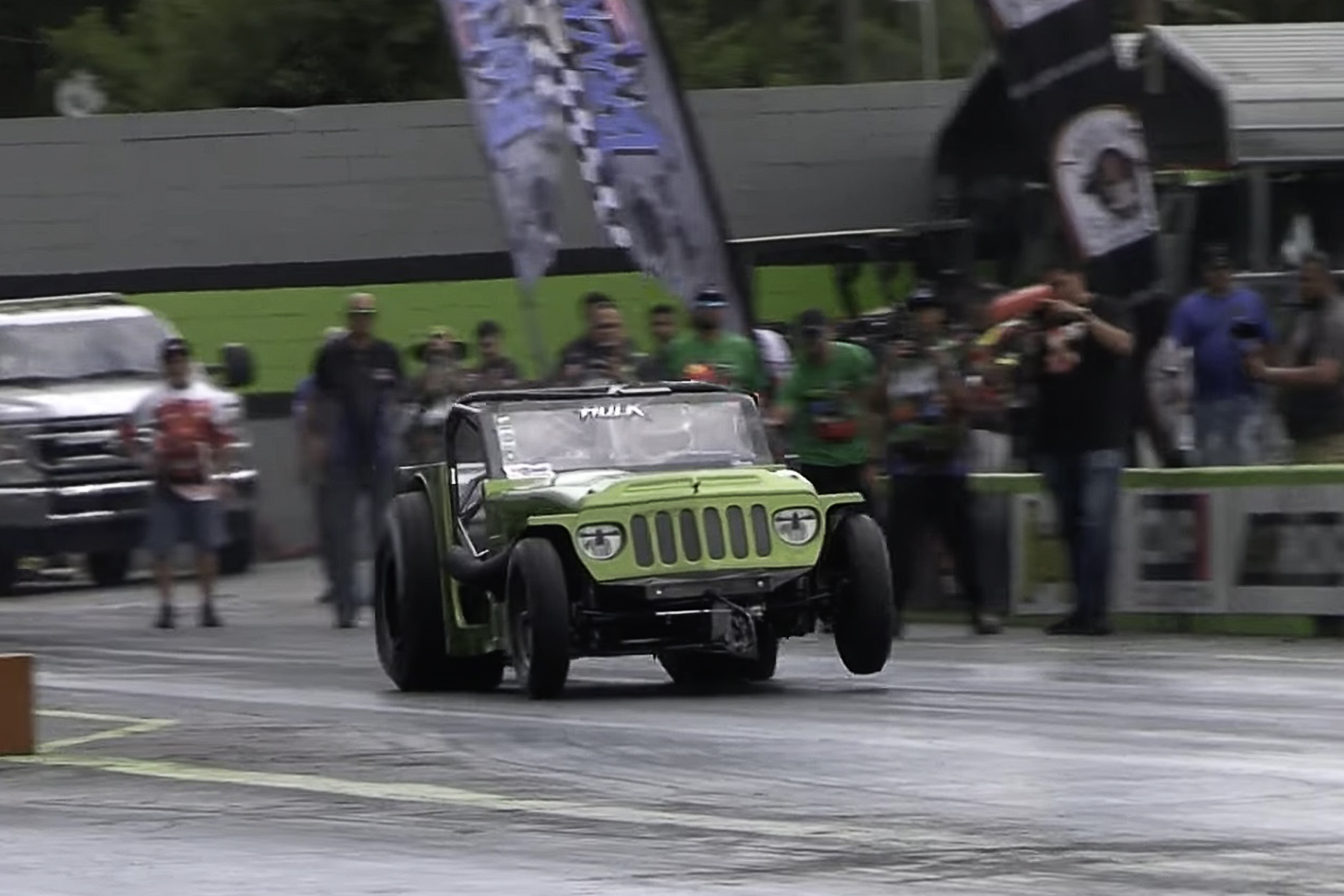 Wild 2JZ-Powered Suzuki Sand Drag Car On Pavement
