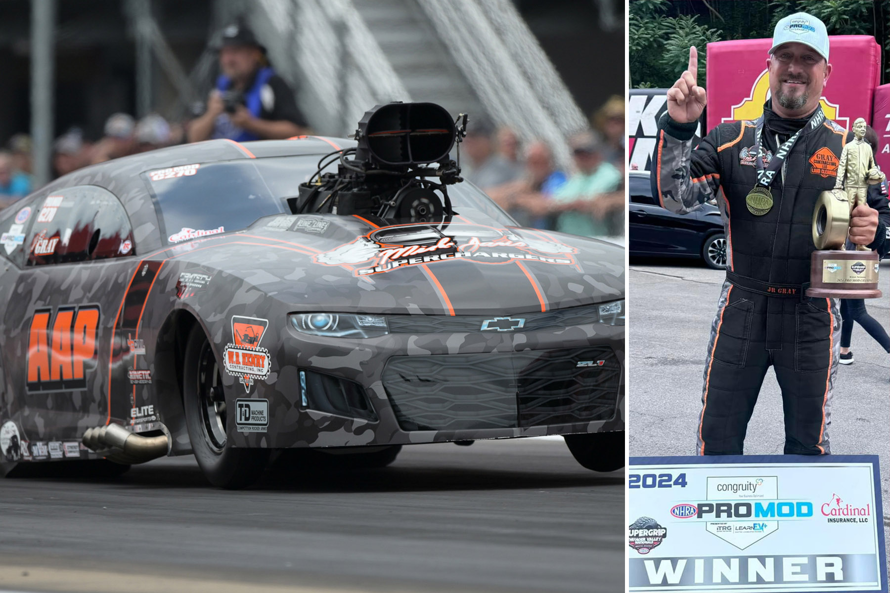 J.R. Gray DQ'ed In Bristol Pro Mod Final; Kris Thorne Awarded Win