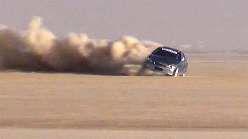 Honda Endures Incredible Crash At El Mirage